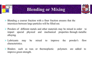 Powder Metallurgy | PPT