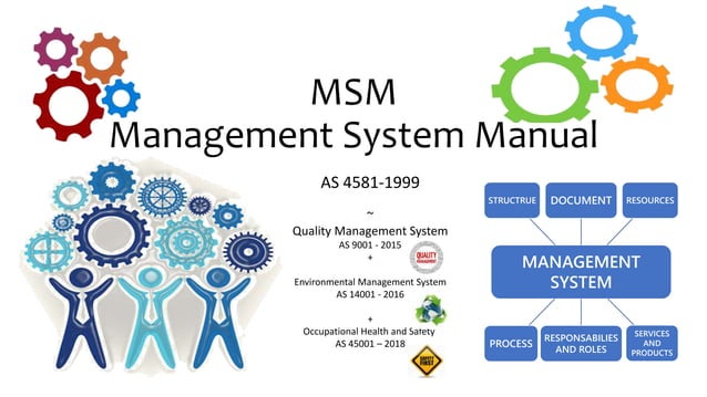 MSM - Management System Manual | PPT