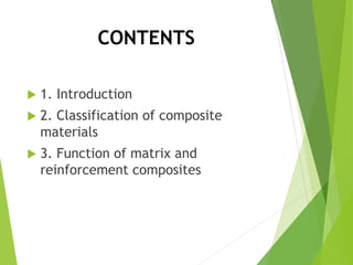 Classification of composites and it's explanation | PPT