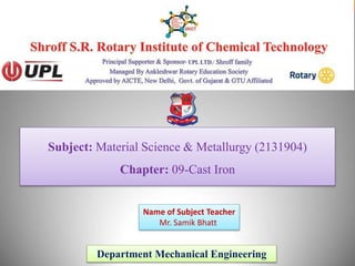 Cast Iron | PPTX | Chemistry | Science