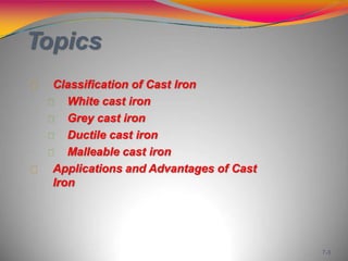 Cast Iron | PPTX | Chemistry | Science