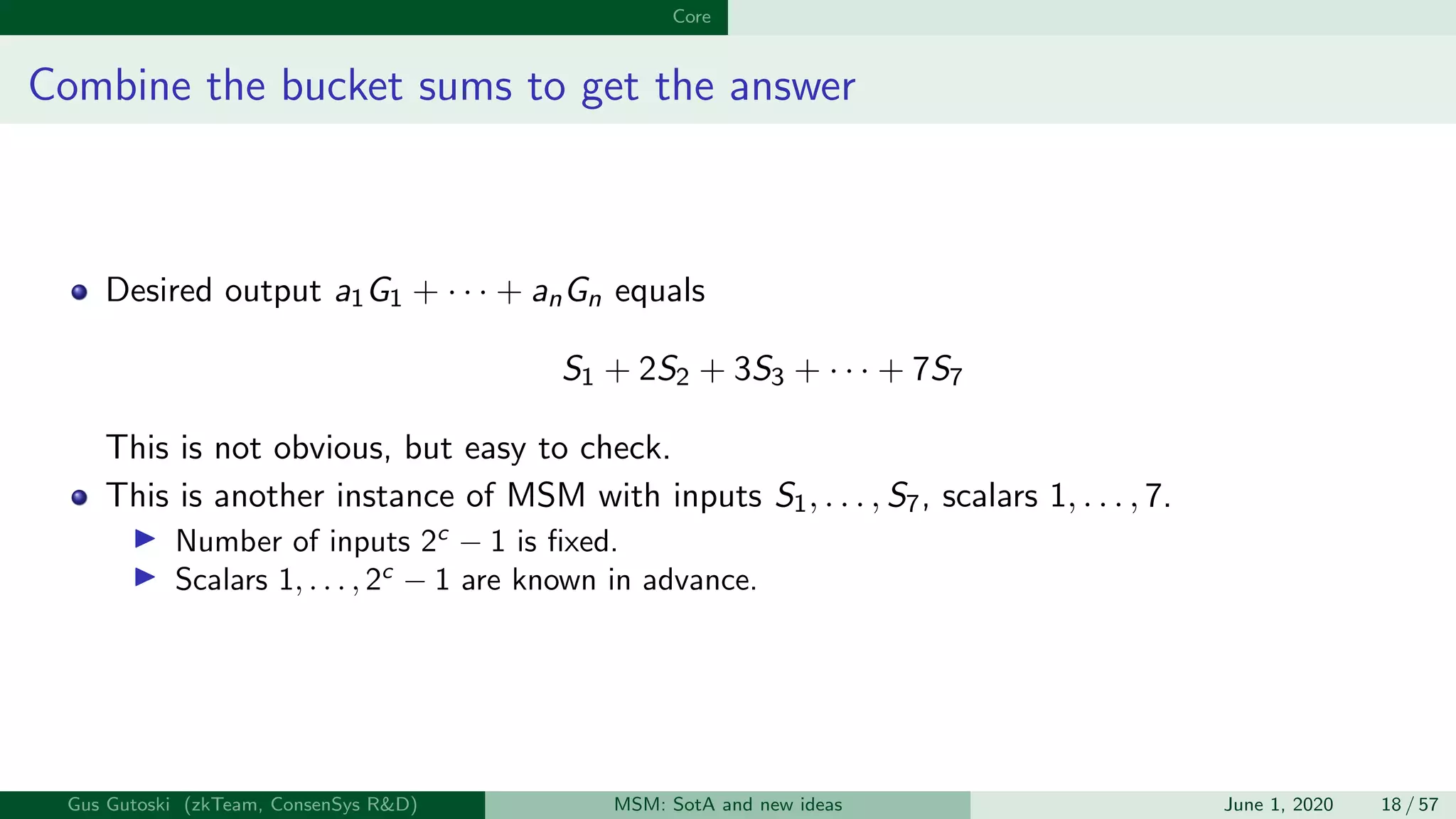 Multi-scalar multiplication: state of the art and new ideas | PDF