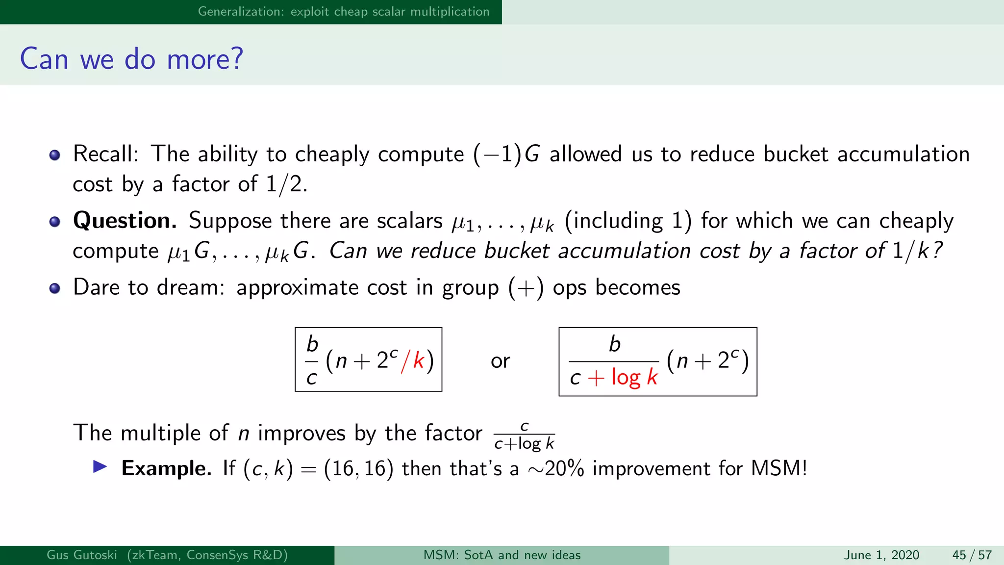 Multi-scalar multiplication: state of the art and new ideas | PDF | Programming Languages ...