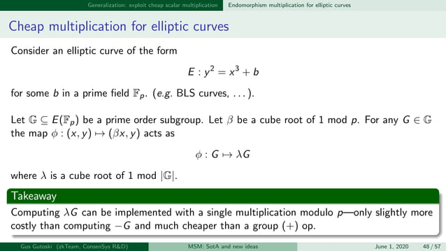 Multi-scalar multiplication: state of the art and new ideas | PDF | Programming Languages ...