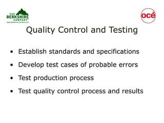 MSMA Webinar Quality Control In Mail CenterOperations | PPT | Logistics ...