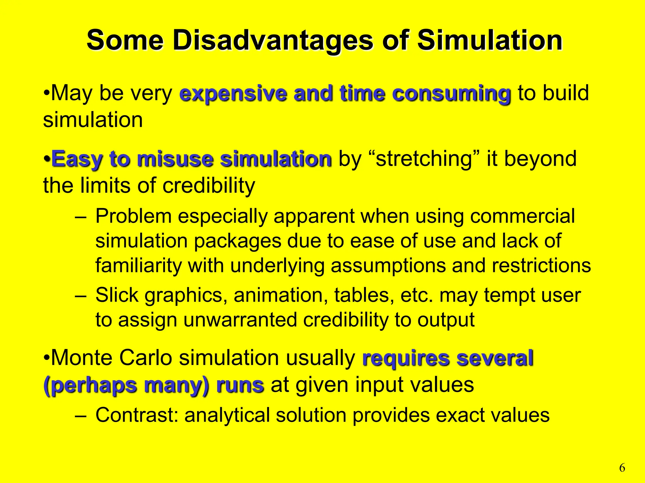 Simulation and monte carlo some general principles | PPT