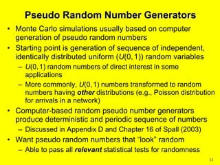 Simulation and monte carlo some general principles | PPT