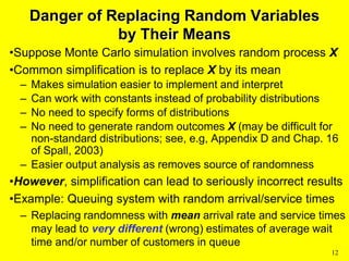 Simulation and monte carlo some general principles | PPT