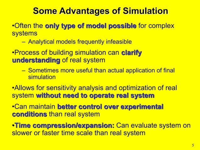 Simulation And Monte Carlo Some General Principles Ppt