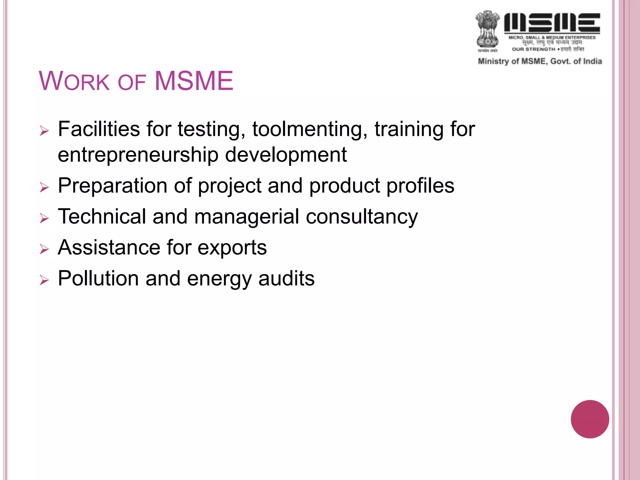 Msme | PPT | Free Download