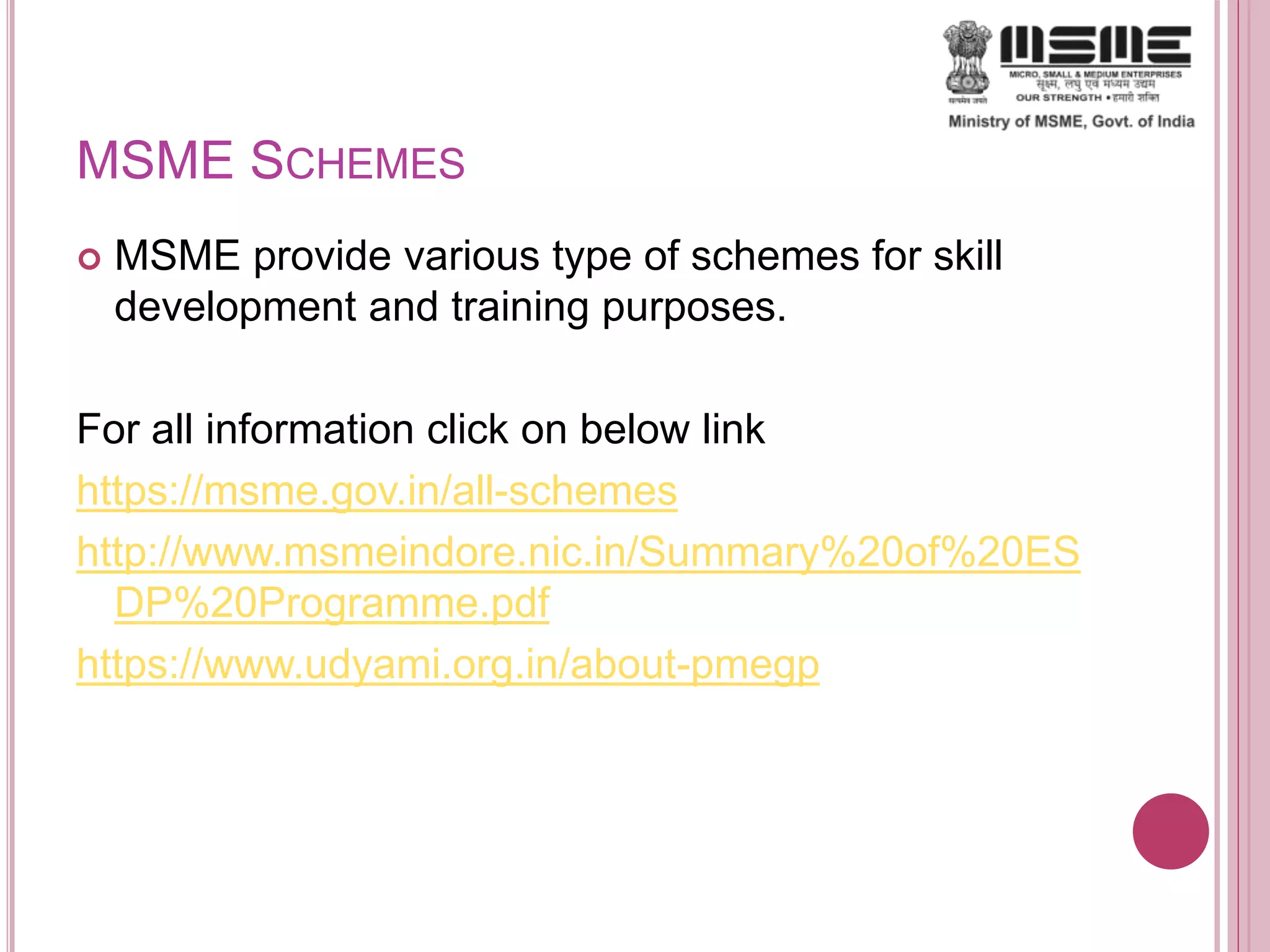 Msme | PPT | Free download