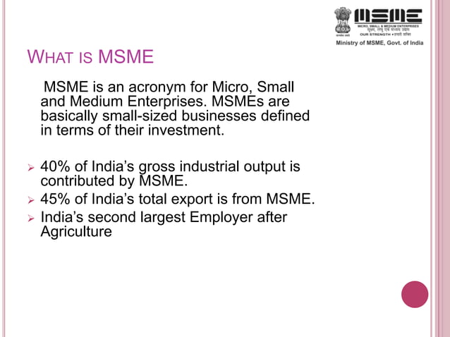 Msme | PPT