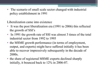 MSME.pptx. details on msme, introduction | PPTX