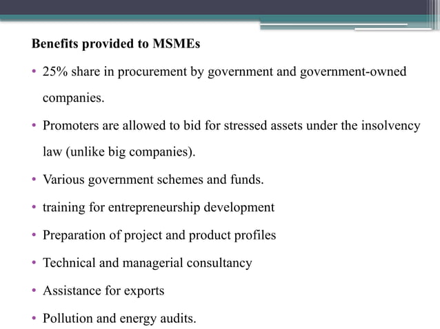 MSME.pptx. details on msme, introduction | PPT