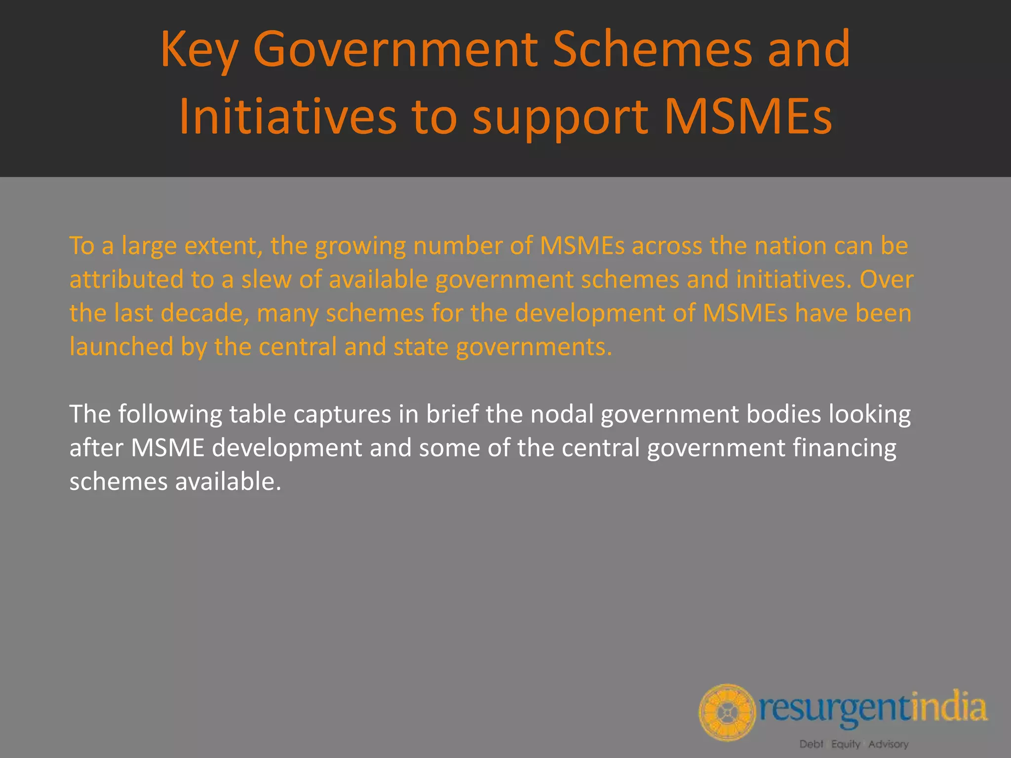 MSME Sector in India - Key Government Schemes and Initiatives to ...