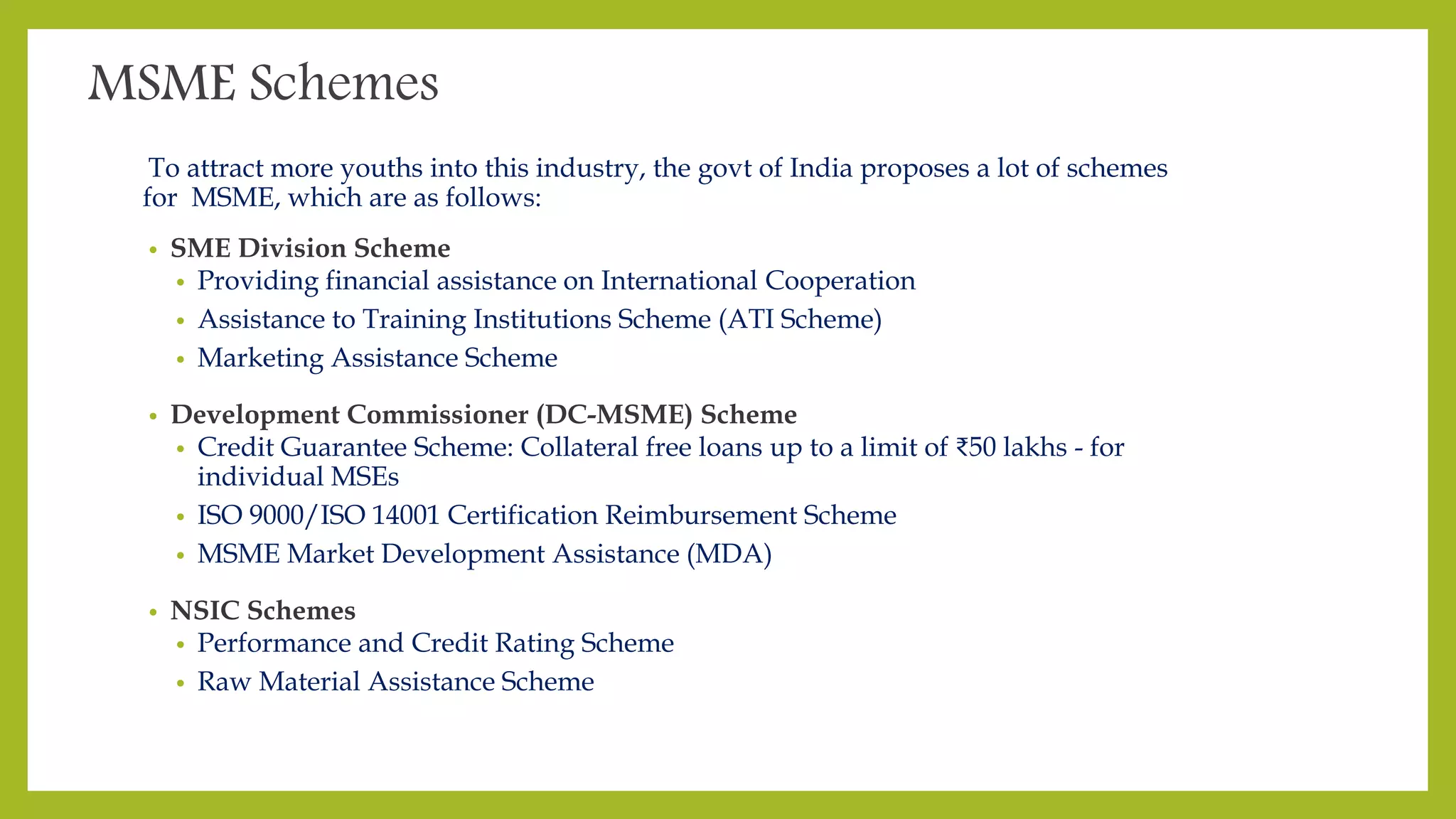 MSME - All you need to know about this sector | PPTX