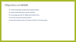 MSME - All you need to know about this sector | PPTX | Small and Medium ...