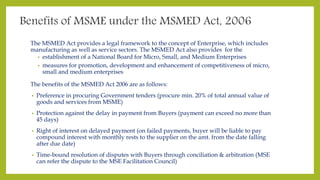 MSME - All you need to know about this sector | PPTX