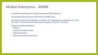MSME - All you need to know about this sector | PPTX