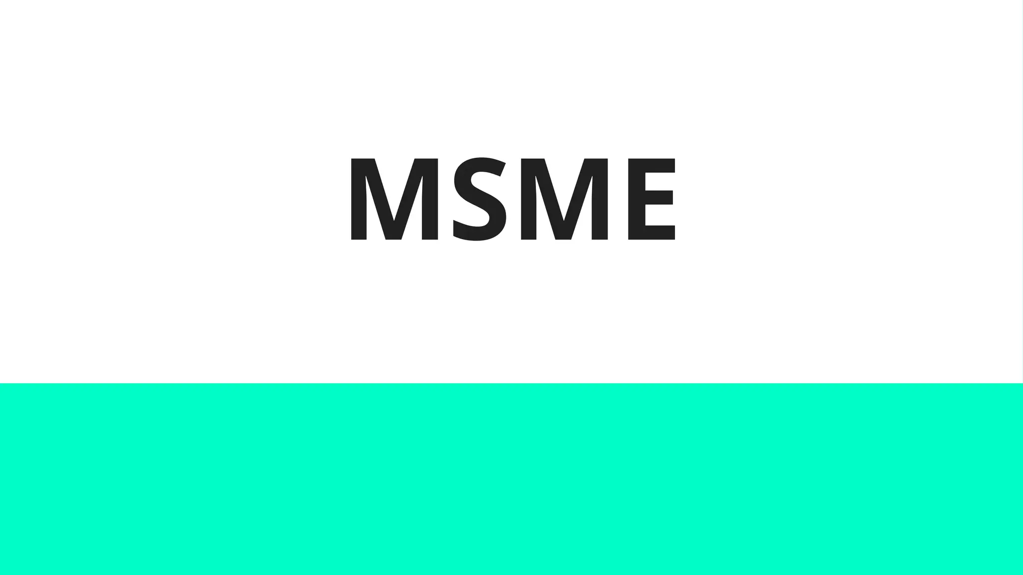 Benefits of MSME Registration in Chennai | PPT