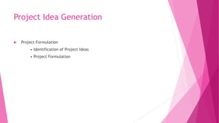 Project Formulation | PPTX