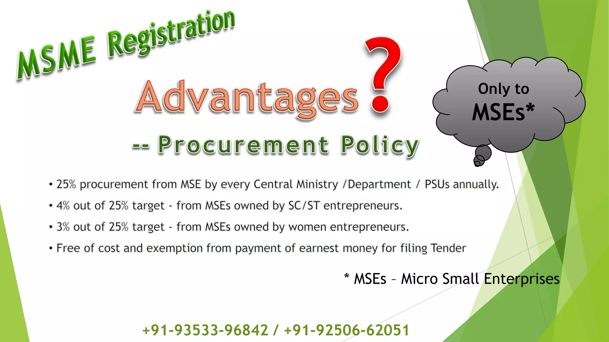 Msme Registration Open | PPT