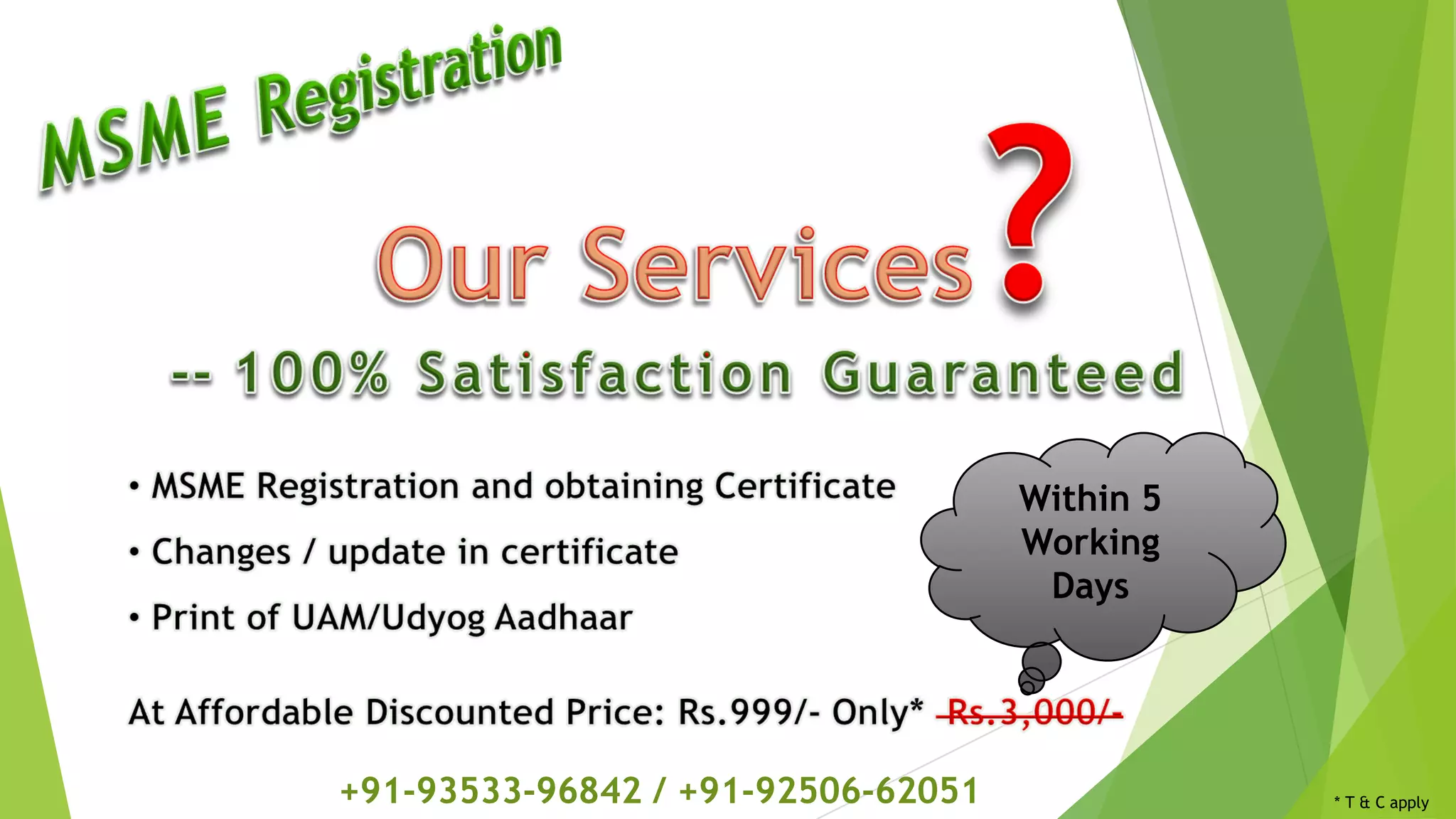 Msme Registration Open | PPT