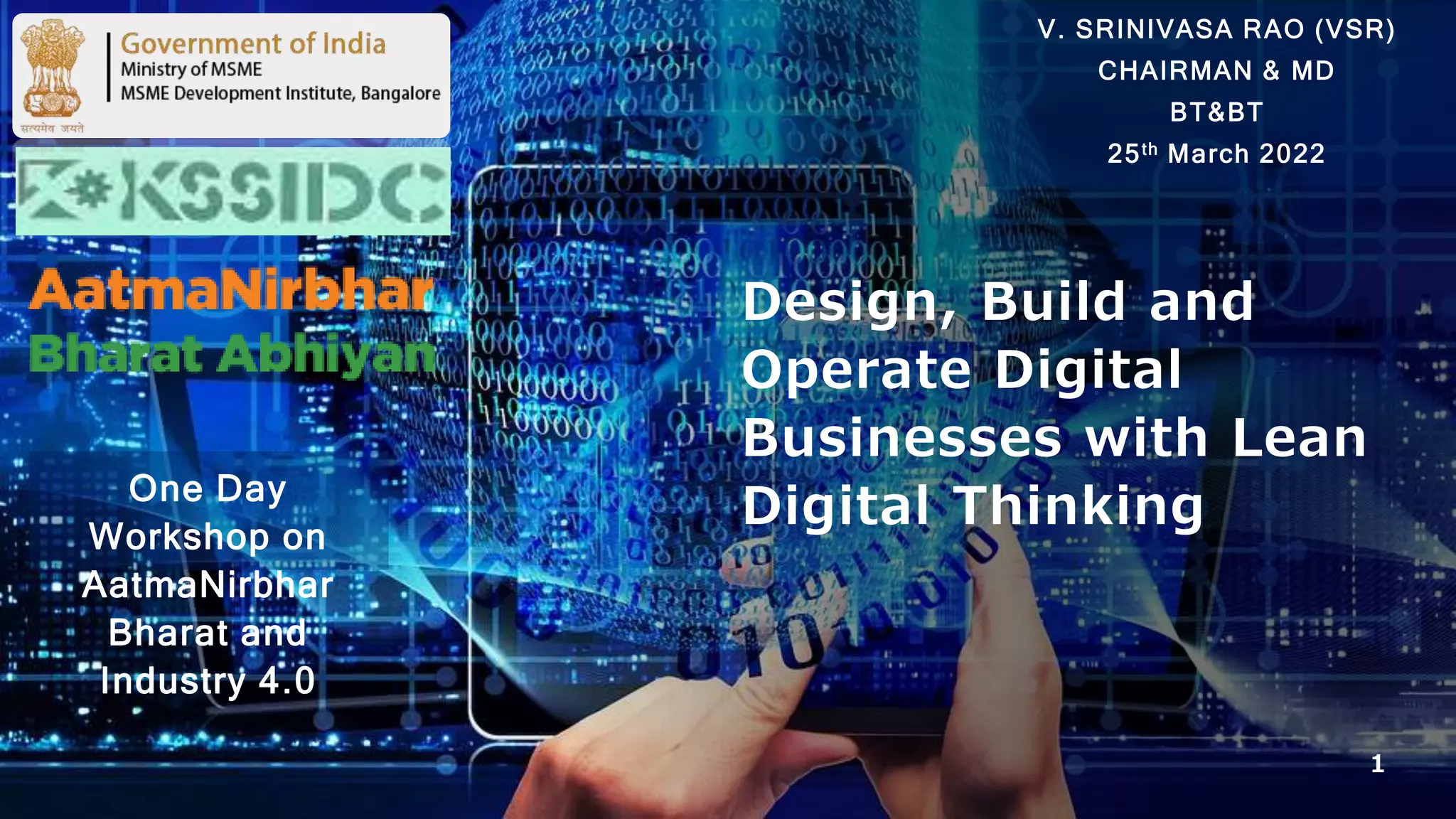 Digitalizng MSMEs with Lean Digital Thinking : AatmaNirbhar Bharat ...