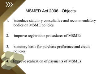 Msmed act, 2006 | PPT