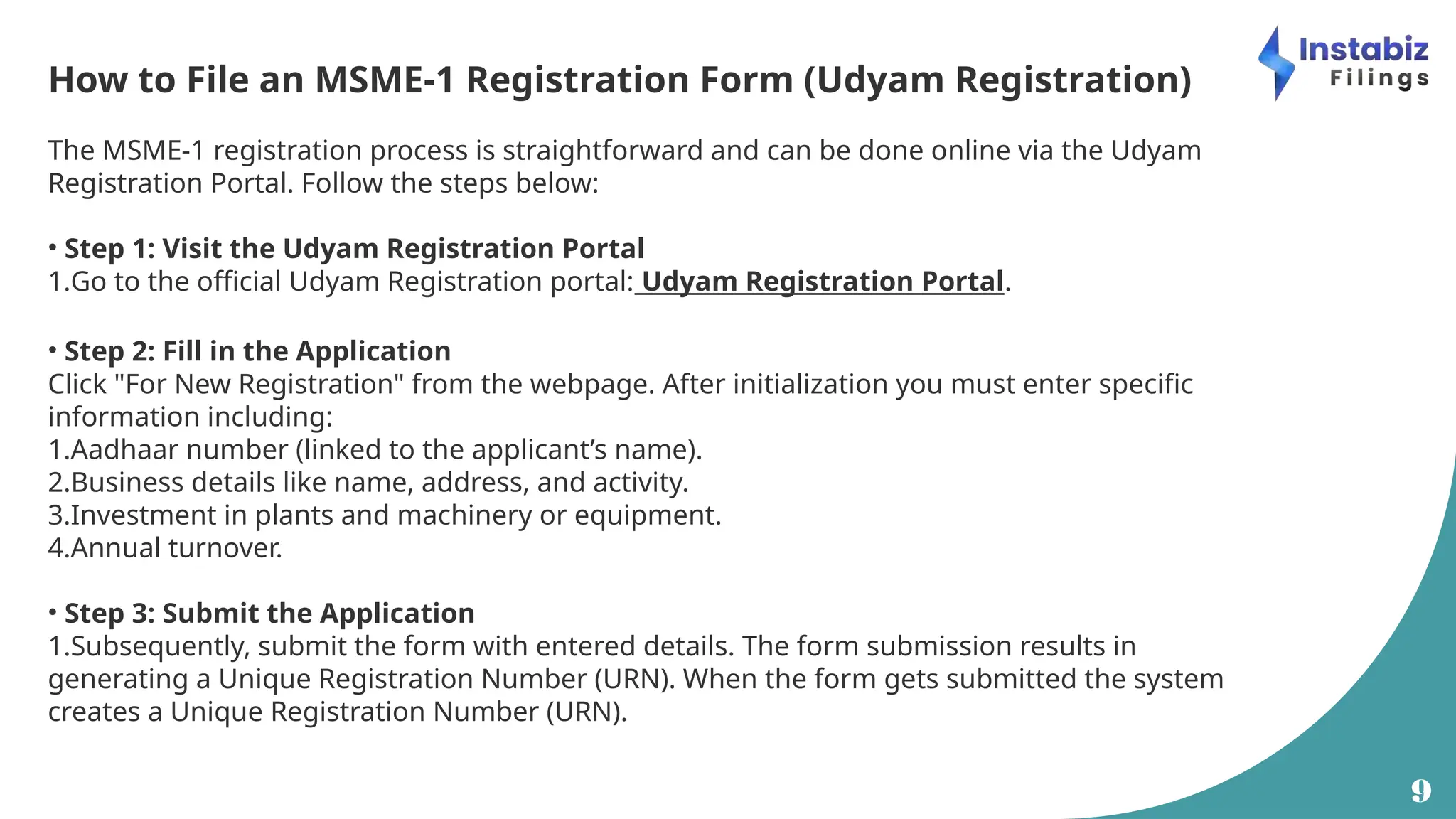 Easy Guide to MSME Filing Form Submission | PPTX