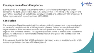 Easy Guide to MSME Filing Form Submission | PPTX