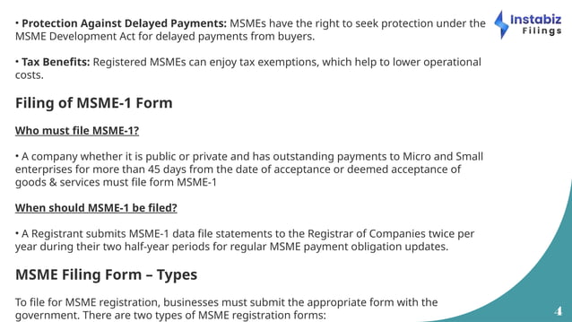 Easy Guide to MSME Filing Form Submission | PPTX