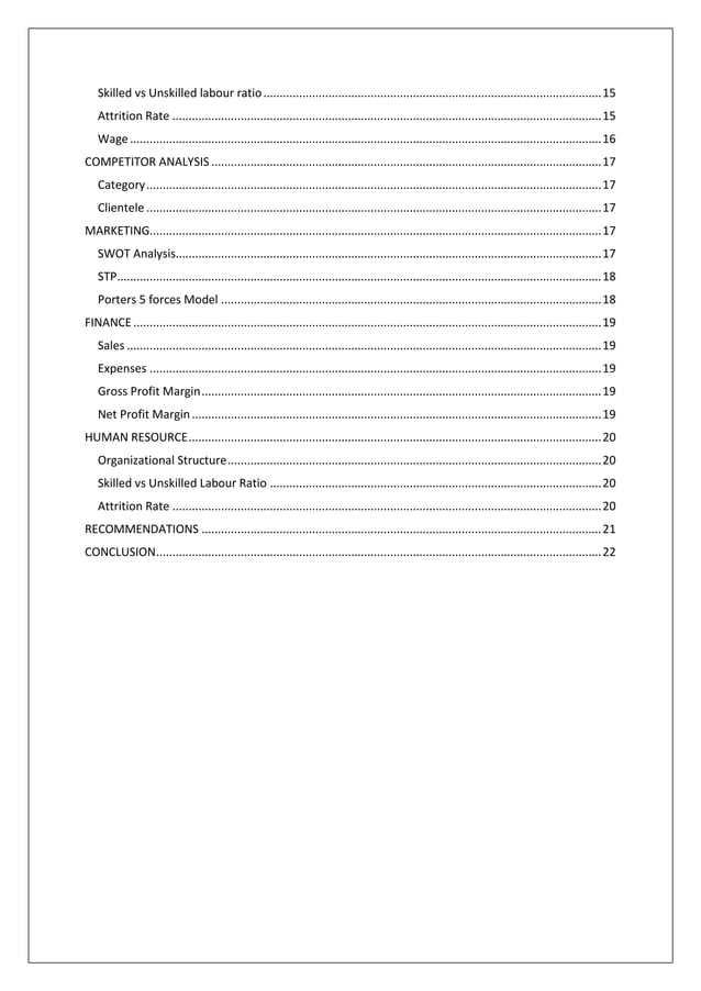 Analysis of a MSME | PDF