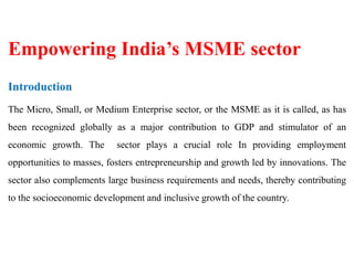 Msme indian eco | PPT