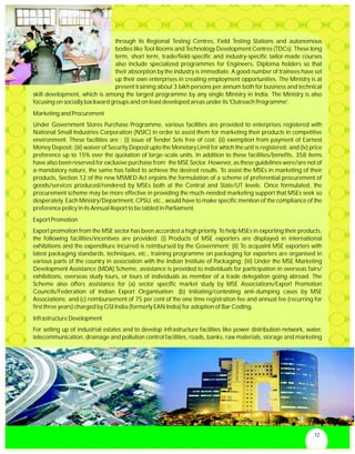 Msme overview for finance, subsidy & project related support contact ...