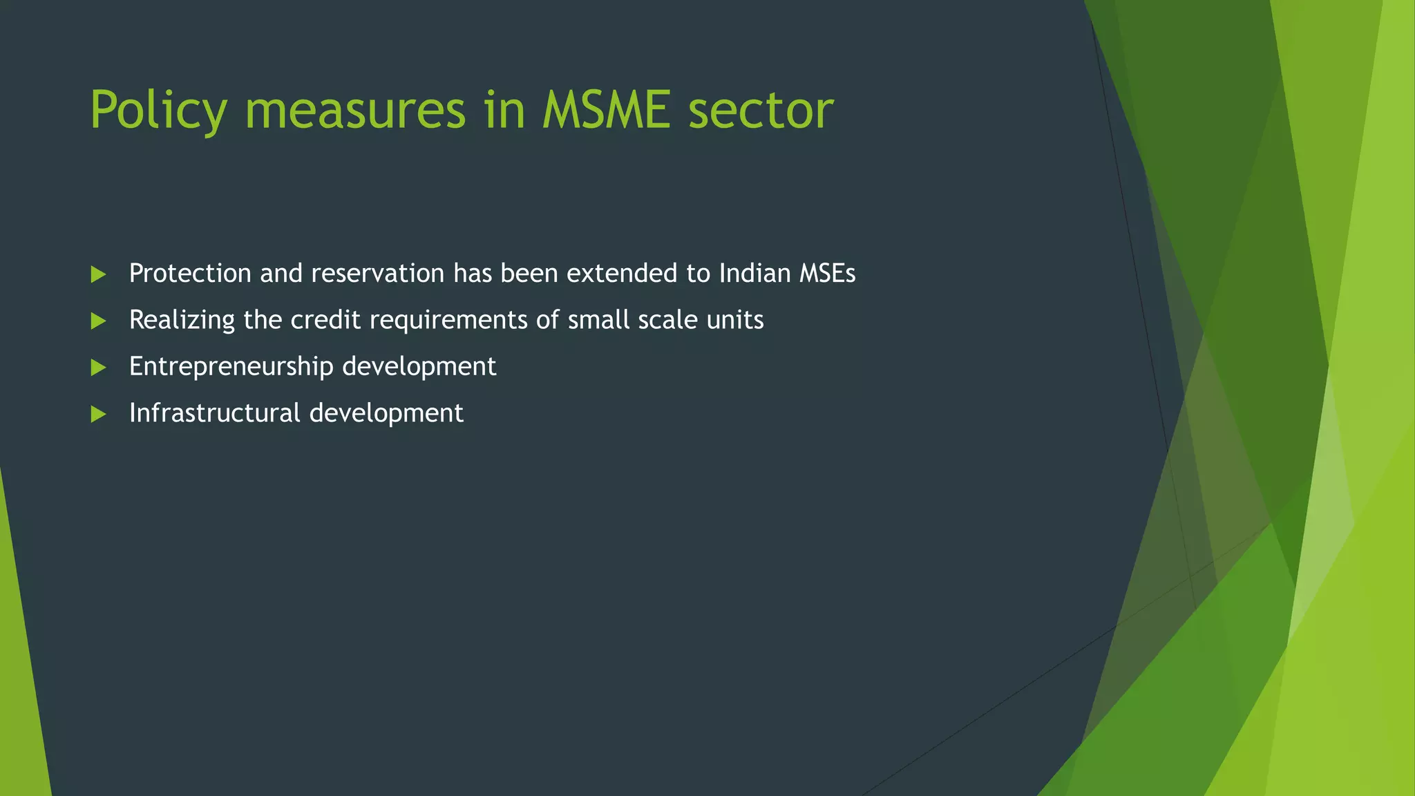 Msme policy in india | PPTX