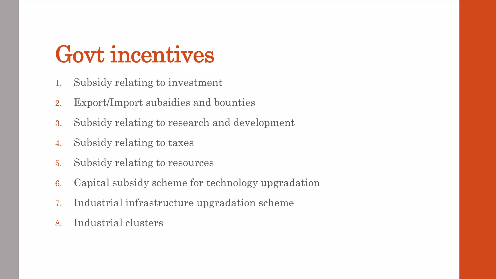 Role of Government in Promoting SMEs in India | PPTX