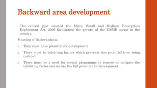 Role of Government in Promoting SMEs in India | PPTX