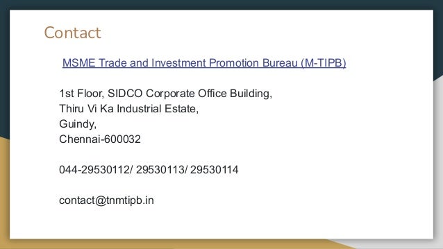 Tamilnadu MSME | PPT