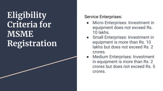 Apply for MSME registration | PPT