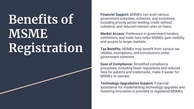 Apply for MSME registration | PPT