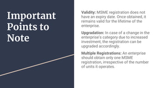 Apply for MSME registration | PPTX