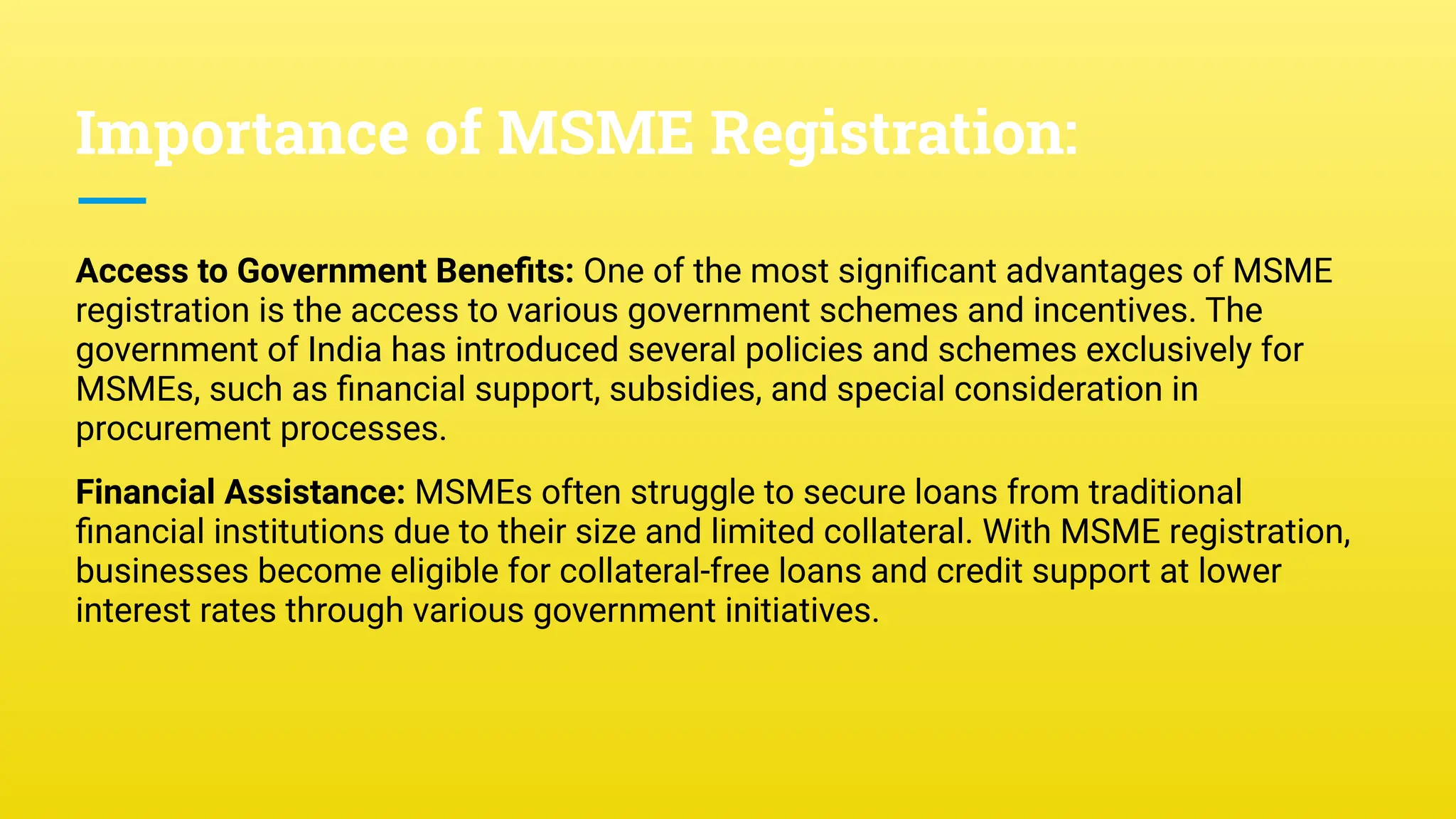 Msme registration in India | PDF