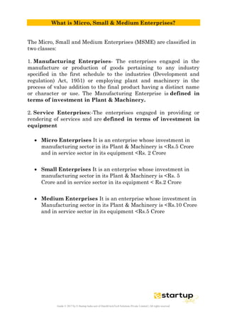Msme Registration in India | PDF | Small and Medium-sized Business ...