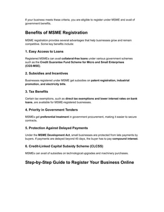 MSME Registration Made Easy Register Your Business Online.pdf