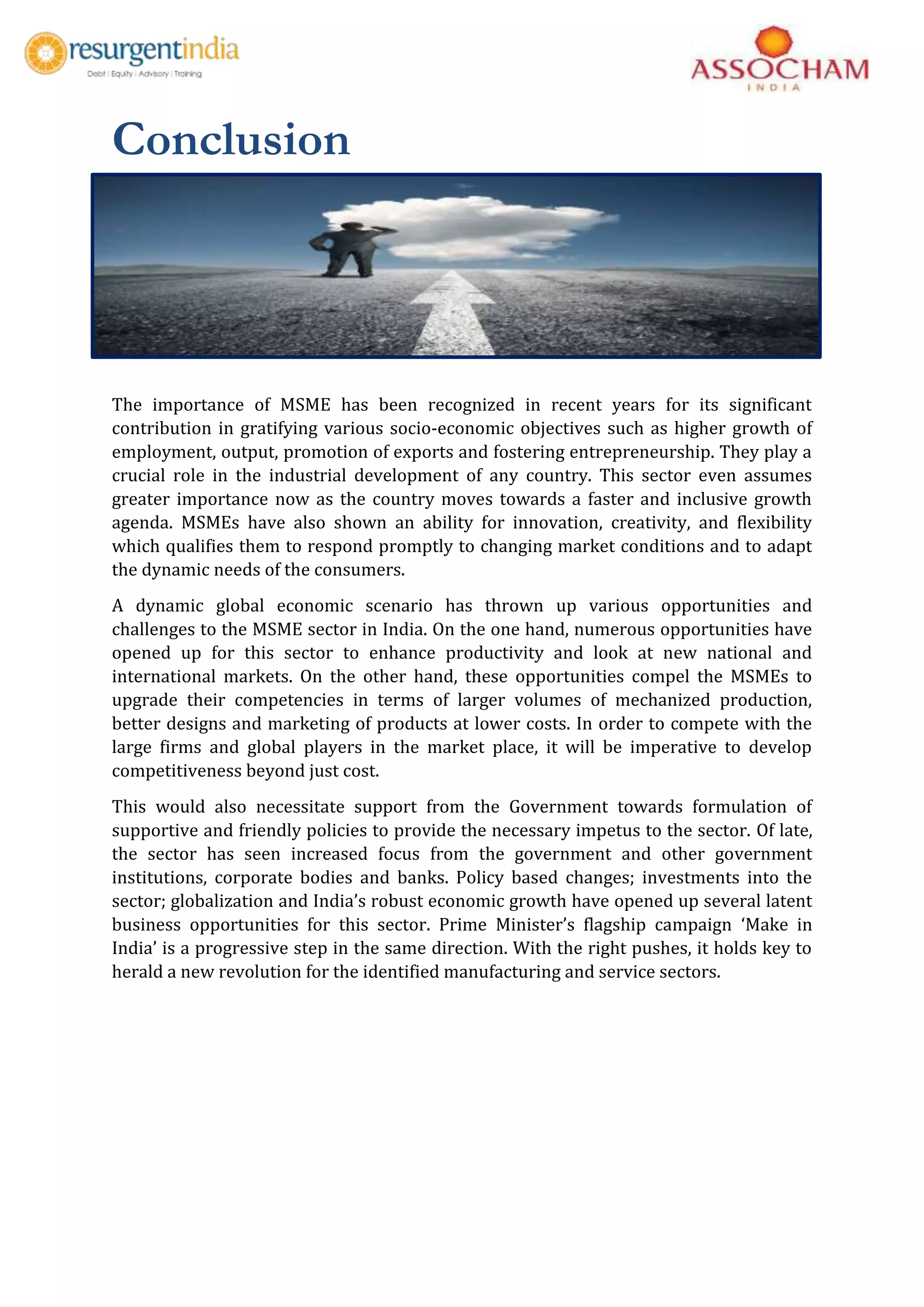 MSME Sector - Growth, Challenges & Opportunities | PDF