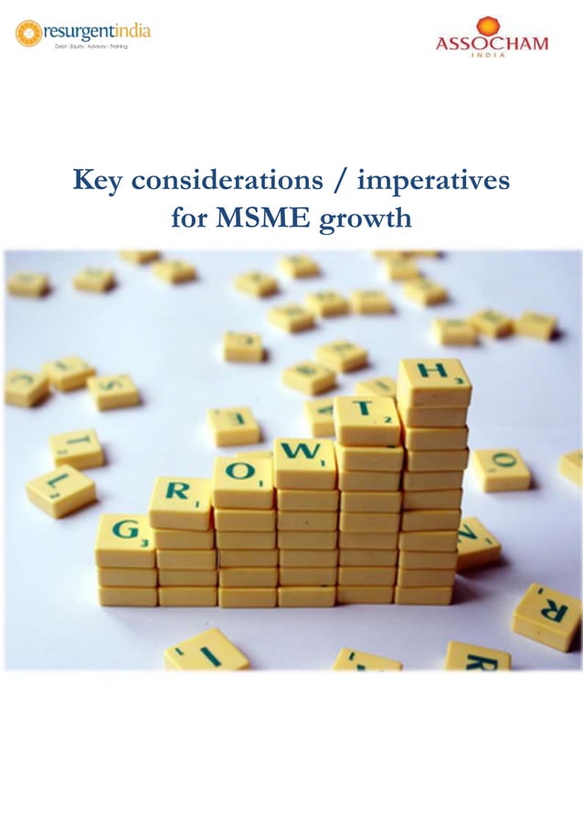 MSME Sector - Growth, Challenges & Opportunities | PDF | Manufacturing ...