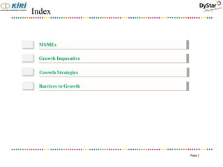 MSMEs: GROWTH STRATEGIES | PPT