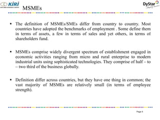MSMEs: GROWTH STRATEGIES | PPT