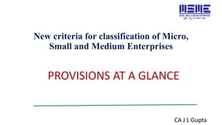 MSME new criteria from 01-07-2020 | PPTX | Business Accounting ...